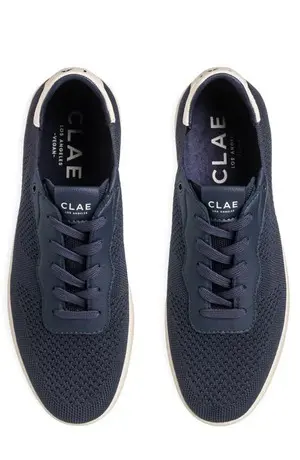 Clae Malone Knit Low Top Sneakers - Navy Cactus