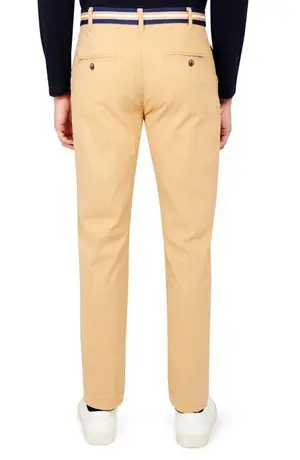 CON.STRUCT Slim Fit Cotton Stretch Pants - Tan