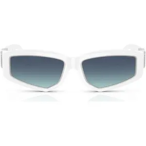 Tiffany & Co. 55mm Pillow Sunglasses - Bright White/azure Blue