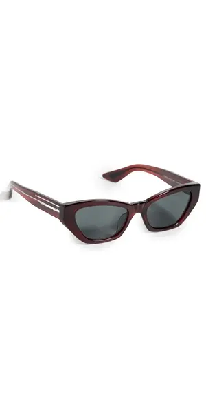 Oliver Spencer 1961c Sunglasses - Bordeaux Bark