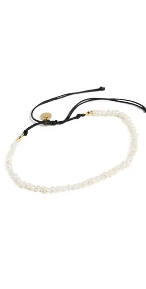 Maison Irem Pearl Anklet