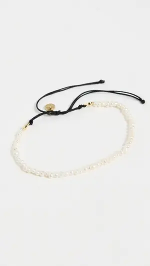 Maison Irem Pearl Anklet