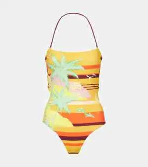 ALEMAIS Alémais Printed One-piece Swimsuit