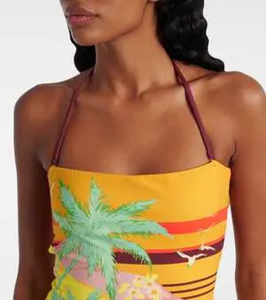 ALEMAIS Alémais Printed One-piece Swimsuit