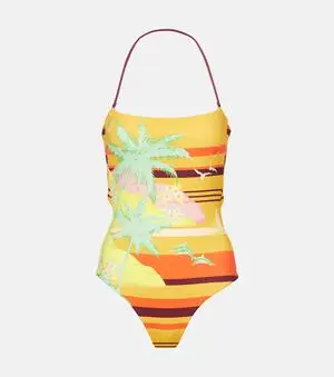 ALEMAIS Alémais Printed One-piece Swimsuit - Multicoloured