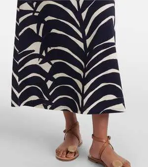 Johanna Ortiz Ocean Layers Cutout Maxi Dress