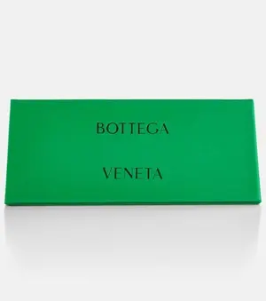 Bottega Veneta Sardine Oval Sunglasses - Silver