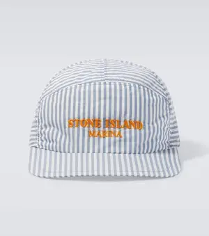 Stone Island Marina Striped Baseball Cap