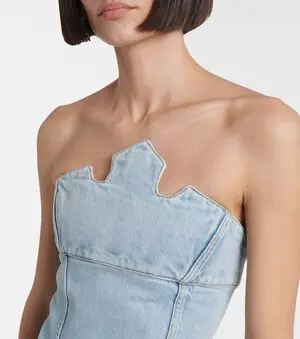 Coperni X Disney® Denim Bustier Dress