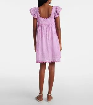 JULIET DUNN Ruffled Minidress