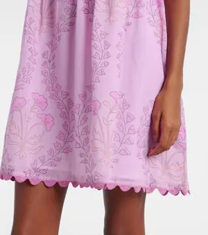 JULIET DUNN Ruffled Minidress
