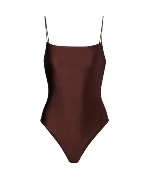 Jade Swim Layla One Piece Swimsuit - Brown