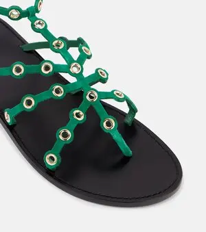 Emilio Pucci Emilio Suede Sandals - Green