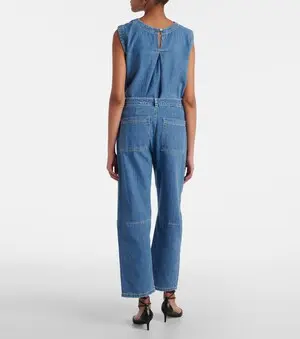 Velvet By Graham & Spencer Farah Cropped Barrel-leg Jeans - Blue