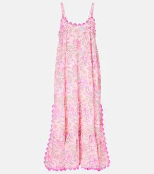 JULIET DUNN Floral Printed Maxi Dress