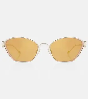 Loewe Anagram Cat-eye Sunglasses - Gold