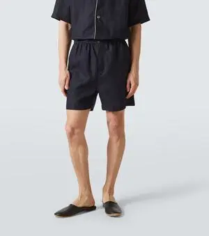 Zegna Linen Pajamas - Blue