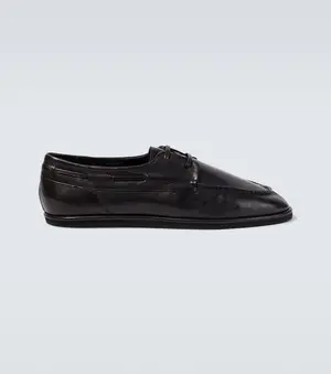 Auralee Leather Derby Shoes