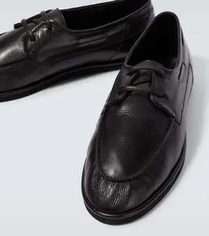Auralee Leather Derby Shoes