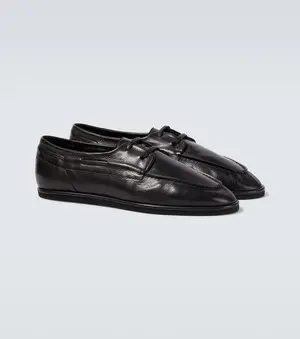 Auralee Leather Derby Shoes