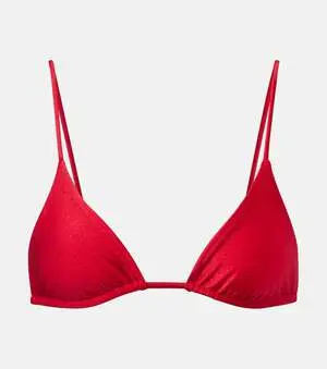 Jade Swim Via Bikini Top - Red
