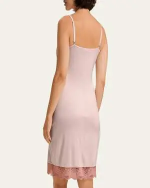Hanro Gale Lace-trim Slip Dress