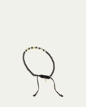 JAN LESLIE Spinel And Raw Diamond Bracelet