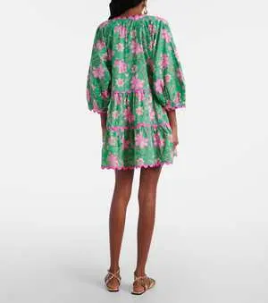 JULIET DUNN Floral Printed Mini Dress