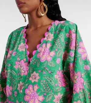 JULIET DUNN Floral Printed Mini Dress