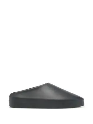 Fear Of God Logo-patch Slippers Black
