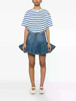 MSGM Wired-hem Mini Skirt - Blue