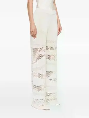 AKEP Zebra-effect Knitted Trousers