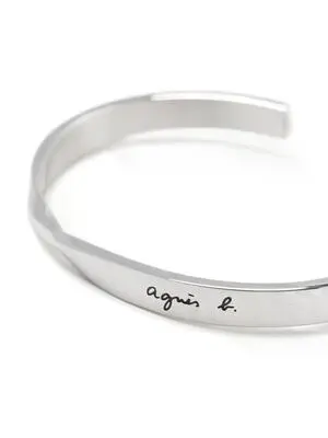 AGNÈS B. Narrative Couple Bracelet - Silver