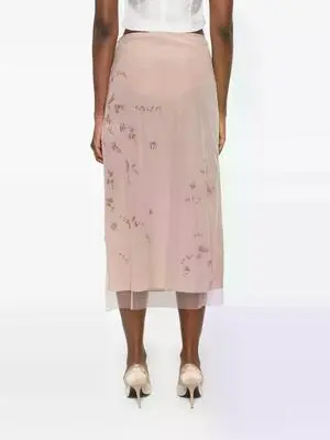 Fendi Layered Midi Skirt
