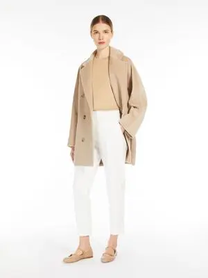 Max Mara 101801 Icon Short Coat - Ecru