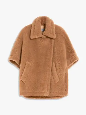 Max Mara Teddy Fabric Cape