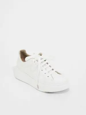 Max Mara Leather Sneakers