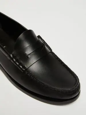 Max Mara Classic Leather Loafers