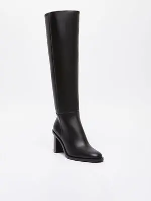 Max Mara Leather Knee High Boots