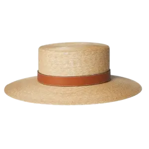 GUCCI Woven Straw Boater Hat