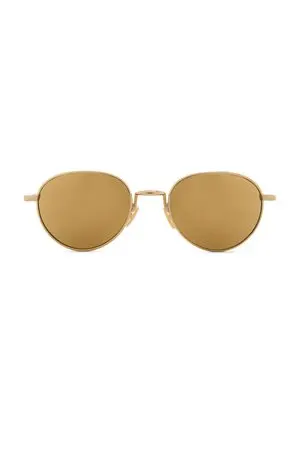 Gold Round Sunglasses