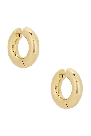 JENNIFER FISHER Samira Micro Huggie Earrings - Yellow Gold