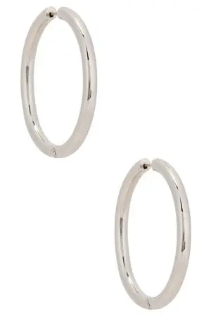 JENNIFER FISHER Lilly Baby Hoop Earrings - Silver