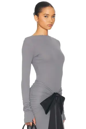 HELSA Matte Jersey Long Sleeve Top