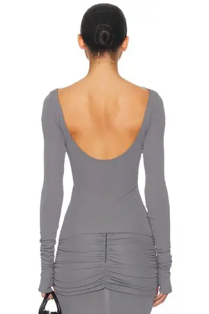 HELSA Matte Jersey Long Sleeve Top
