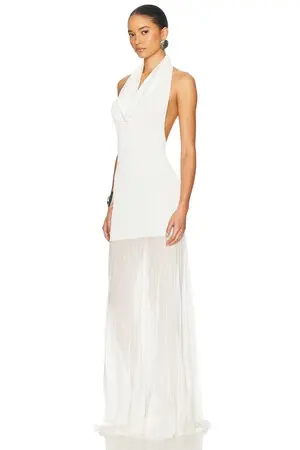 HELSA Jazzlyn Maxi Knit Dress - Ivory