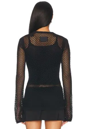 Helmut Lang Mesh Long Sleeve Top