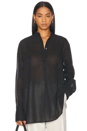 TOTEME Stand Collar Top