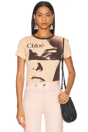 Chloé Portrait Print Tee