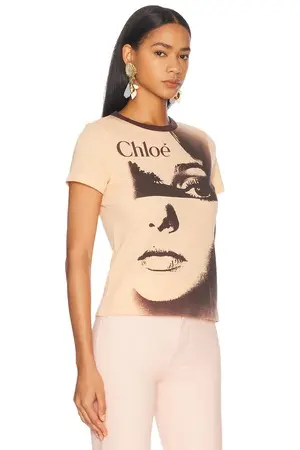 Chloé Portrait Print Tee
